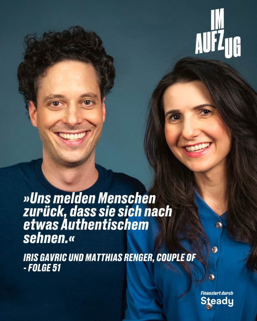 Im Aufzug mit Iris Gavric und Matthias Renger - Im Aufzug